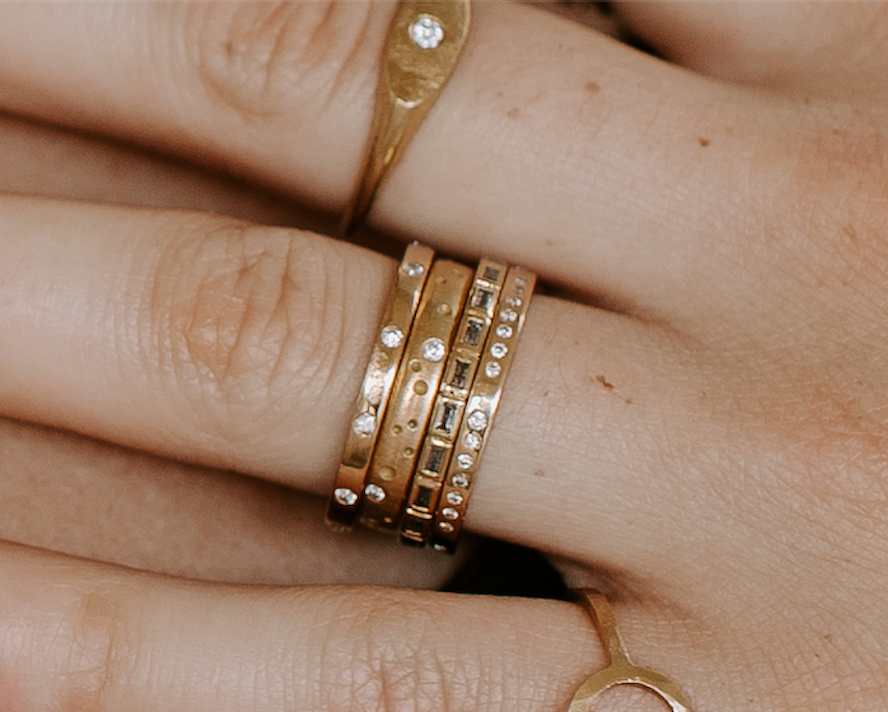 Baguette Stacking Ring 7.5